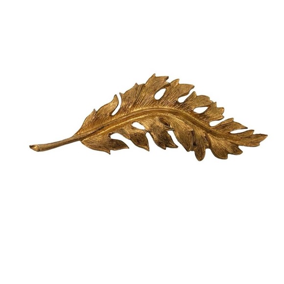 Coro | Jewelry | Vintage 961 Coro Brooch Lapel Pin Autumn Fall Leaf ...